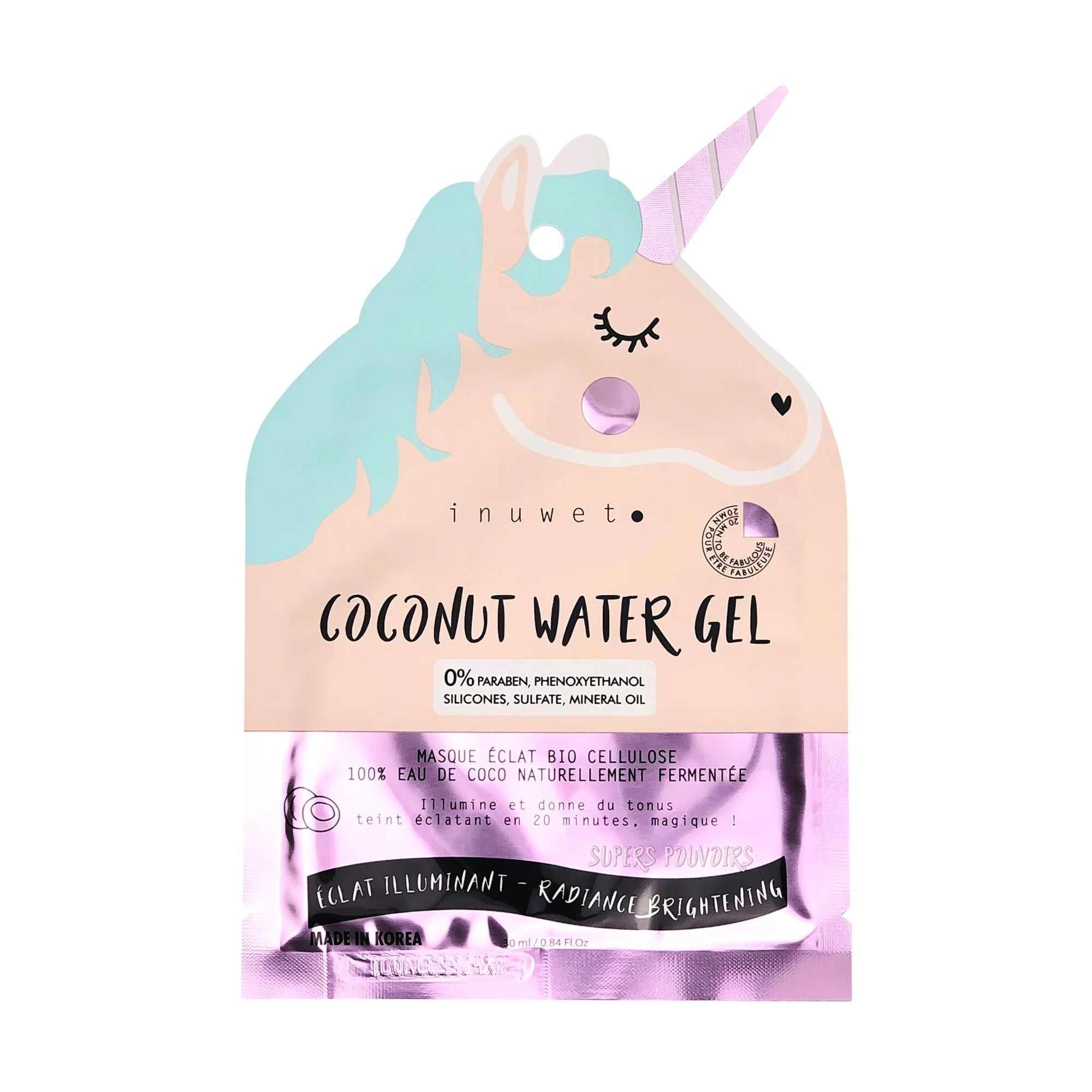 WWW.POPCORNER.COM.TR | INUWET | INUWET - UNICORN FACE MASK RADIANCE BIO ...